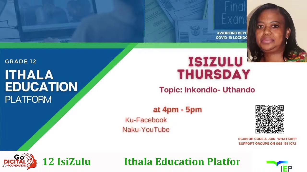 Ithala Education Platform | IsiZulu HL | Inkondlo Uthando - YouTube