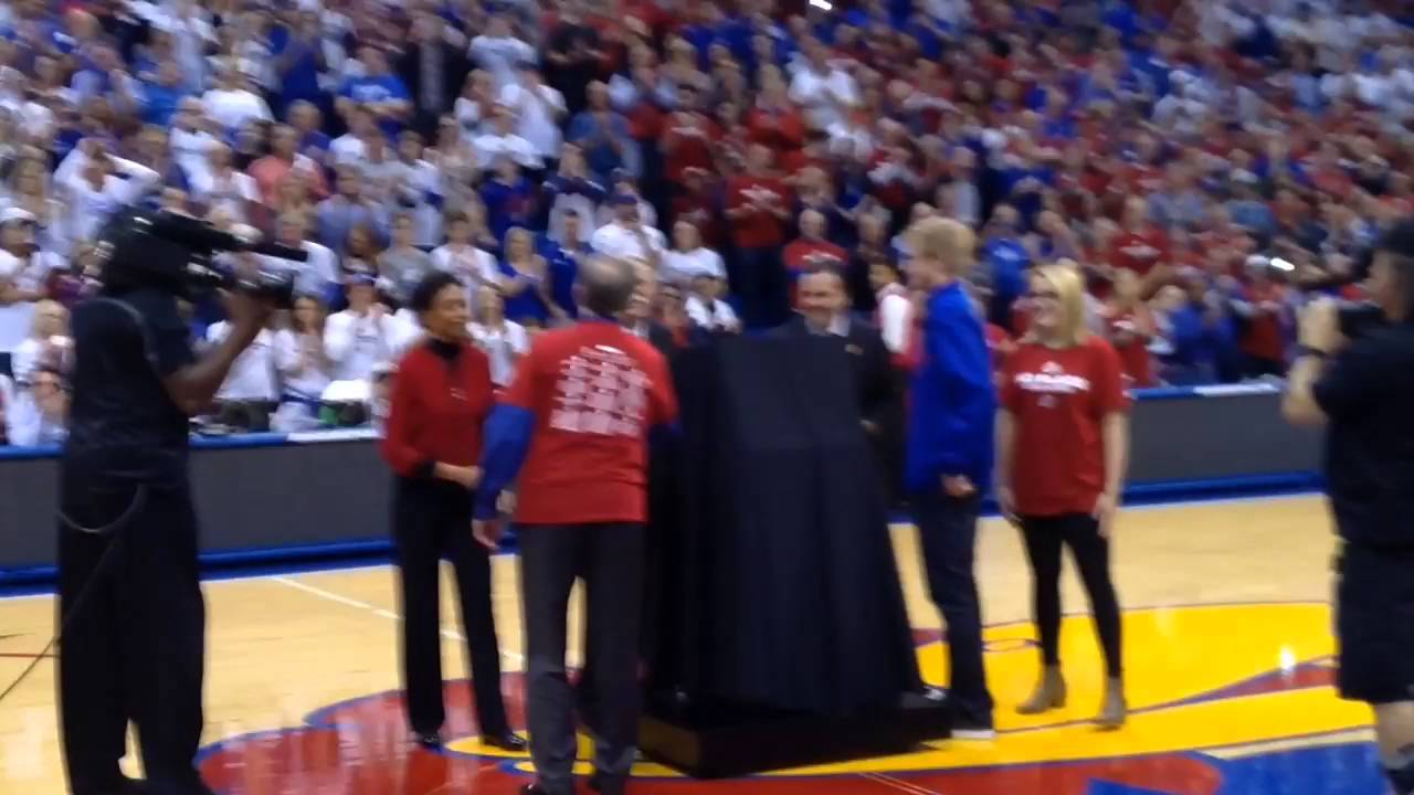Naismith's original rules of basketball come to Allen Fieldhouse - YouTube