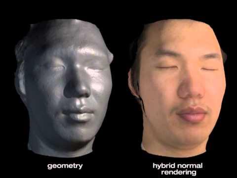 Multiview Face Capture using Polarized Spherical Gradient Illumination - YouTube
