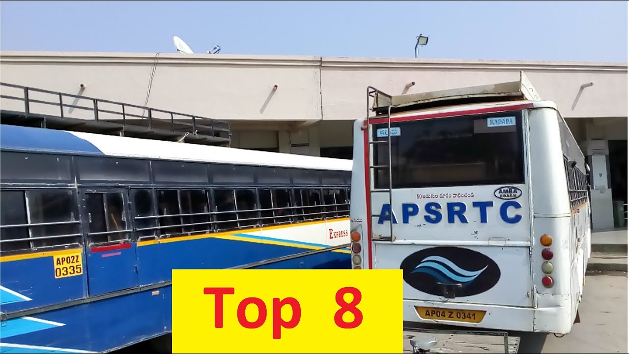 Top 8 - Longest APSRTC Buses of Andhra Pradesh - YouTube
