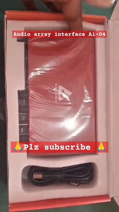 Unboxing Audio Array Ai 04 interface ll #shorts #viral #music #youtubeshorts #ytshorts #short ...