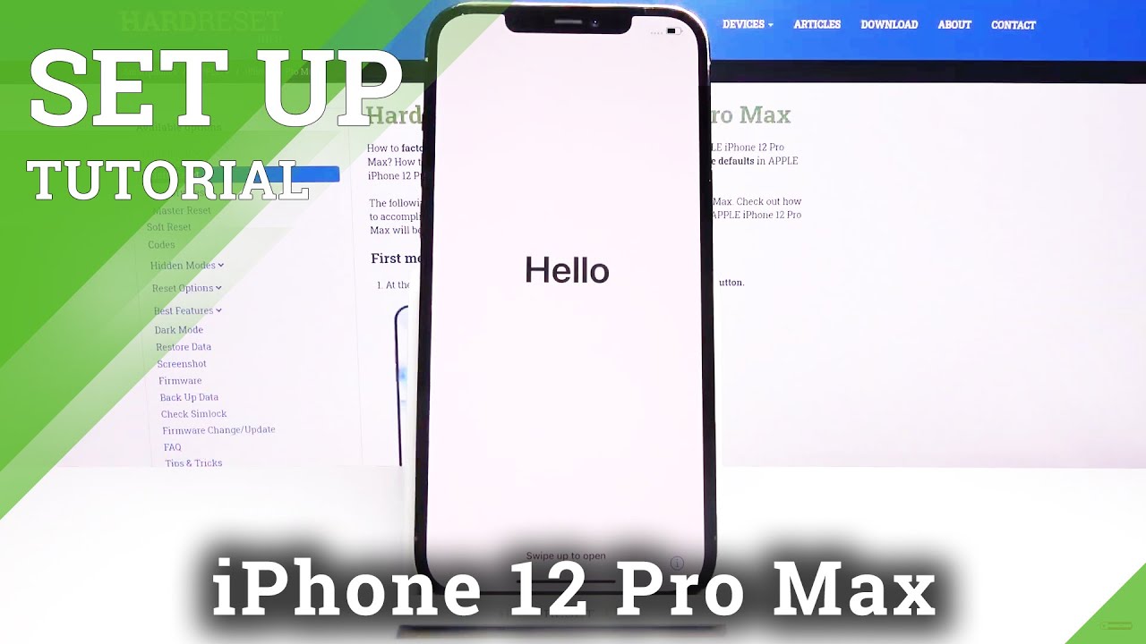 How to Set Up iPhone 12 Pro Max – Personalize & Customize Apple Device ...