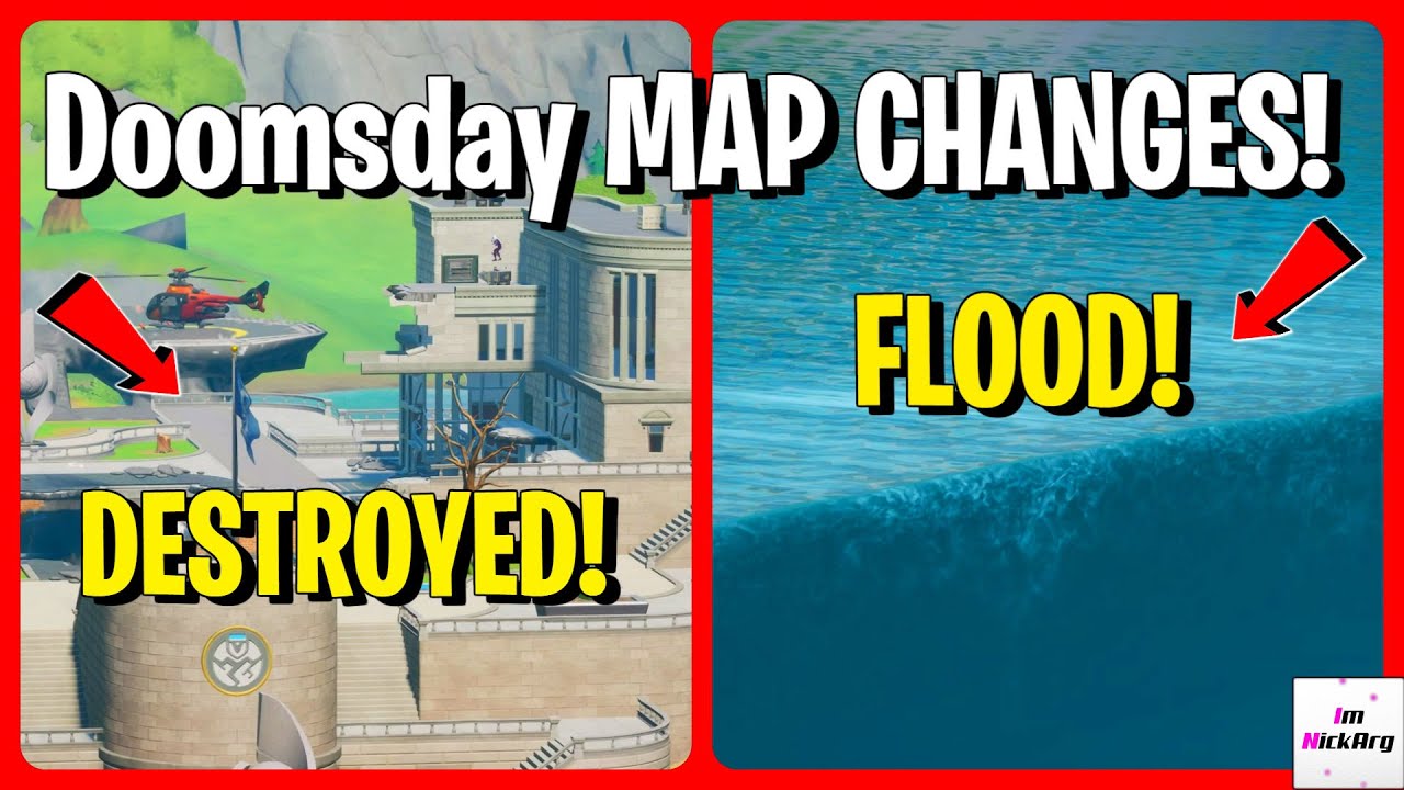 *NEW* Doomsday Live Event MAP CHANGES! (Agency Destroyed, Flood & MORE ...