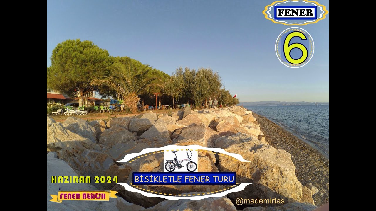 Edremit Altınoluk avcılar mahallesi fenerde bisikletle sahilde, 2024 ...