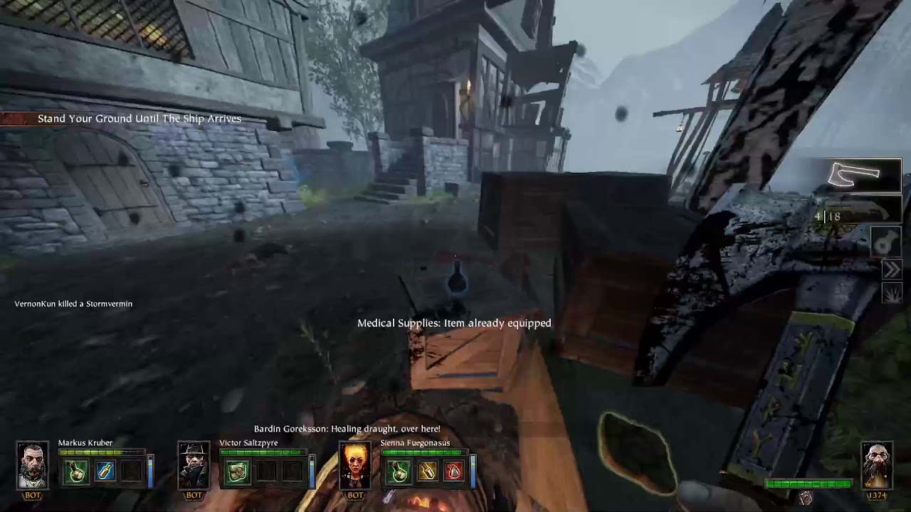 Vermintide - Engines of War* Cataclysm w/ V2 Numbers (Bardin Axe ...