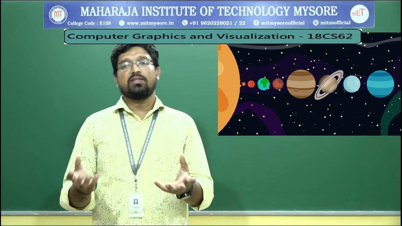 Introduction to CG | VI th Sem | CSE | 18CS62 CG&V | Module 1 | Session 01 - YouTube