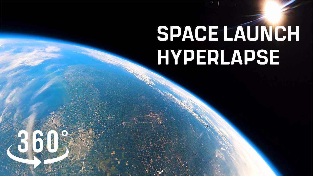 Hyperlapse from ground to space - 360 video - YouTube
