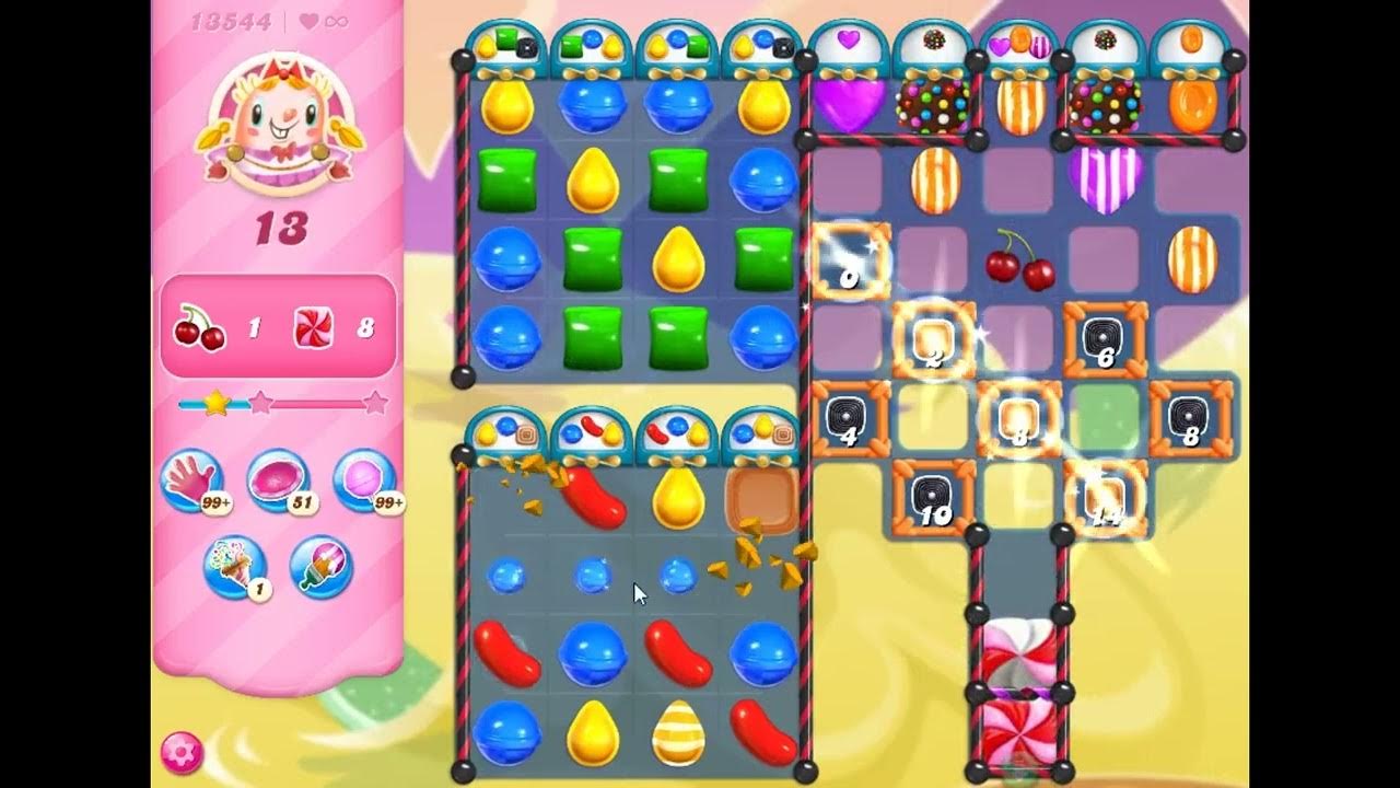 Candy Crush Saga Level 13544 - NO BOOSTERS | SKILLGAMING ️ - YouTube