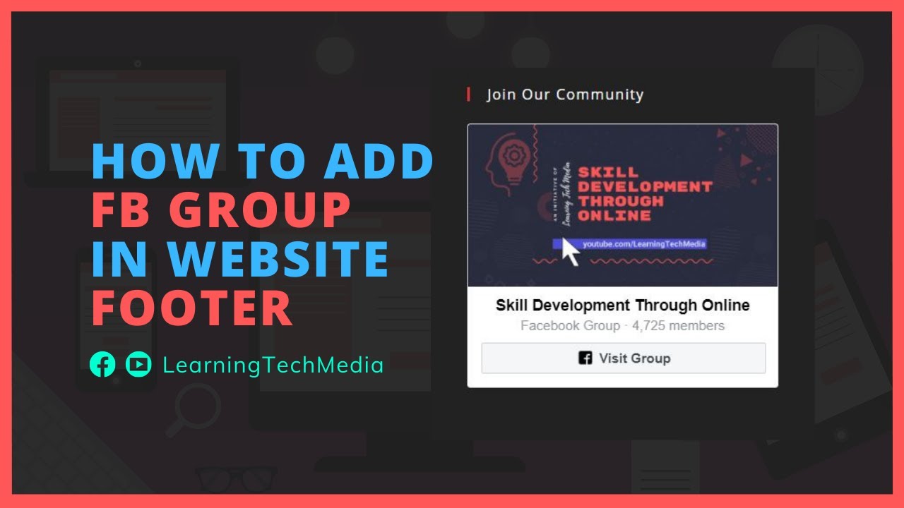 How To Add Fb Group in Website Footer | WordPress Tips 2021 - YouTube