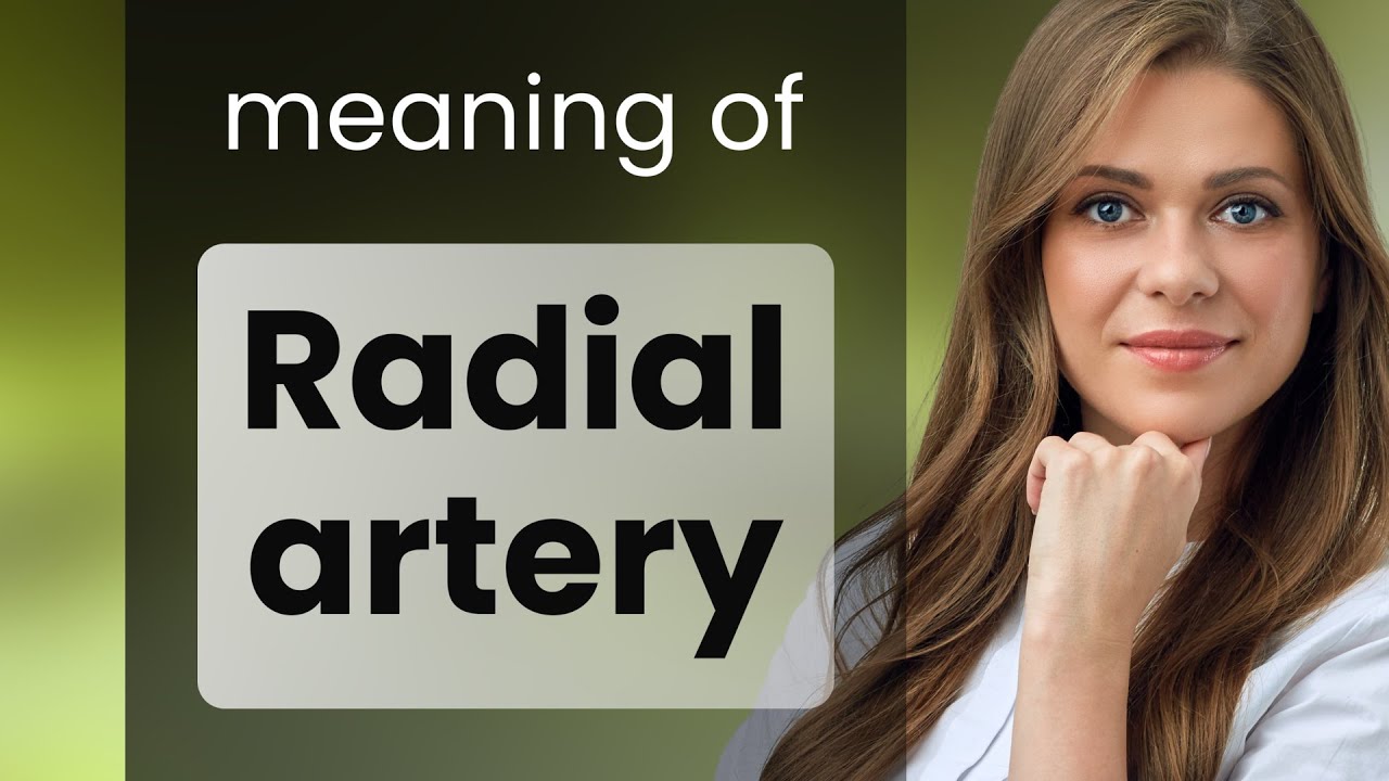 Understanding the "Radial Artery": An Essential Guide for English ...