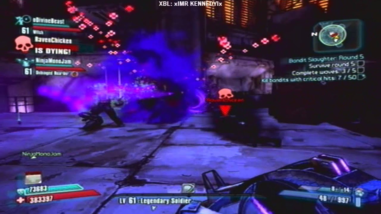 BL2: Bandit Slaughter: Round 5 (UVHM / Commando) - YouTube