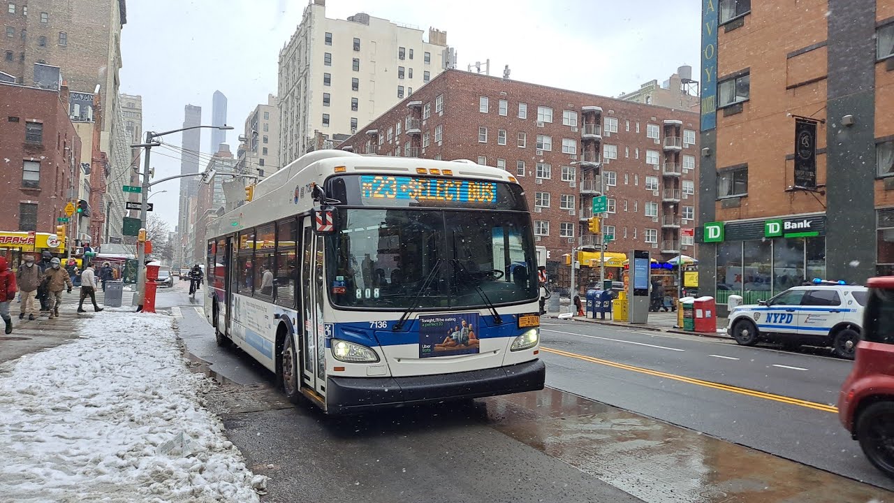 MTA NYCT Bus: 2015 New Flyer XD40 #7136 on the M23 +Select Bus Service ...