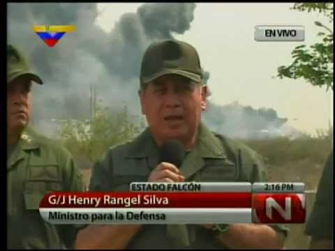 Ministro Henry Rangel Silva explosión Amuay - YouTube
