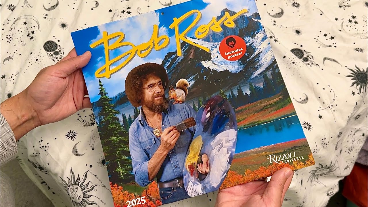 ASMR: Exploring 12 Iconic Bob Ross Pieces for 2025 - YouTube