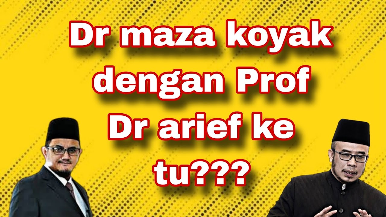 KRONOLOGI DR MAZA KOYAK RABAK & TEGUR PROF DR ARIEF DALAM PROGRAM LIQA ...