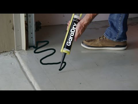 Installing a Garage Door Threshold - GaraDry