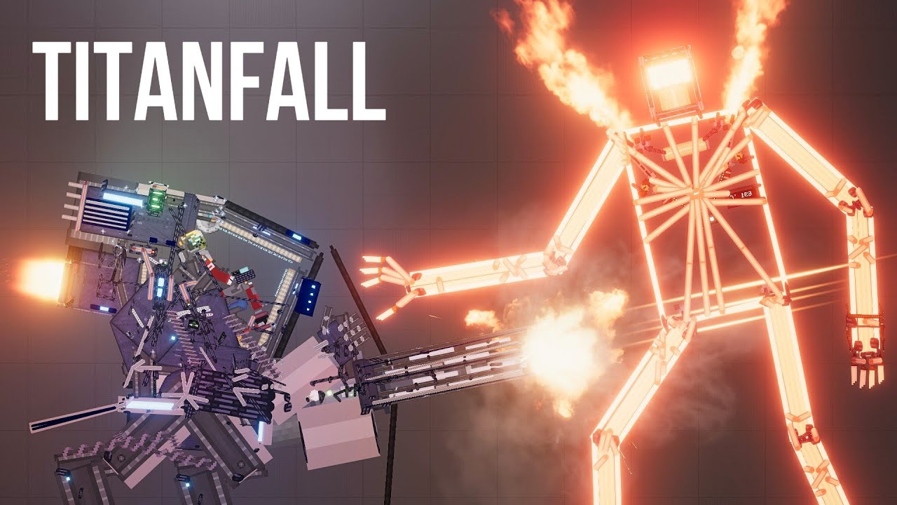 [Bot War] Titanfall vs Heat & Freeze & Electro Bots - People Playground ...