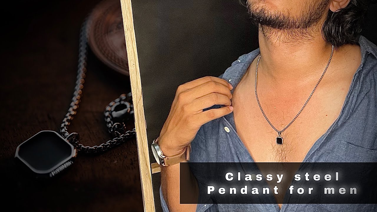 Classy salty Pendant for men || Men accessories - YouTube
