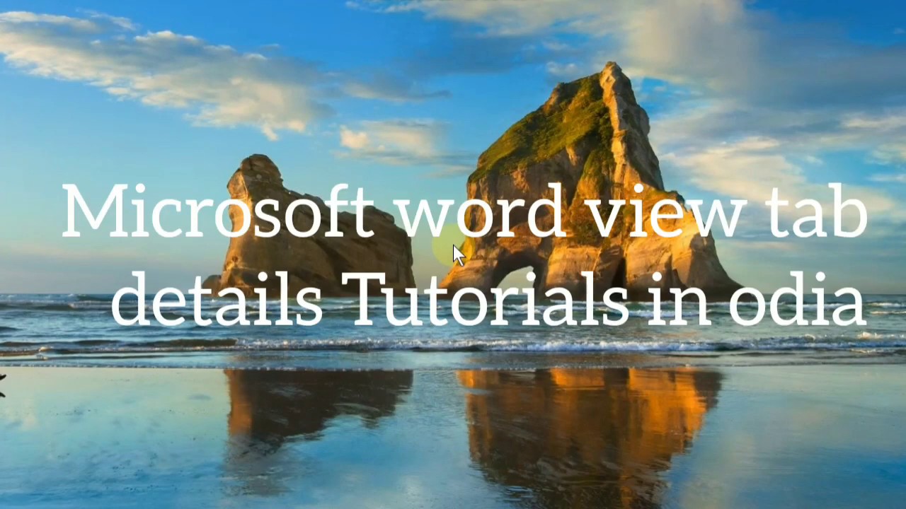 Microsoft Word View Tab Details Tutorials In Odia YouTube microsoft-word-view-tab-details-tutorials-in-odia-youtube