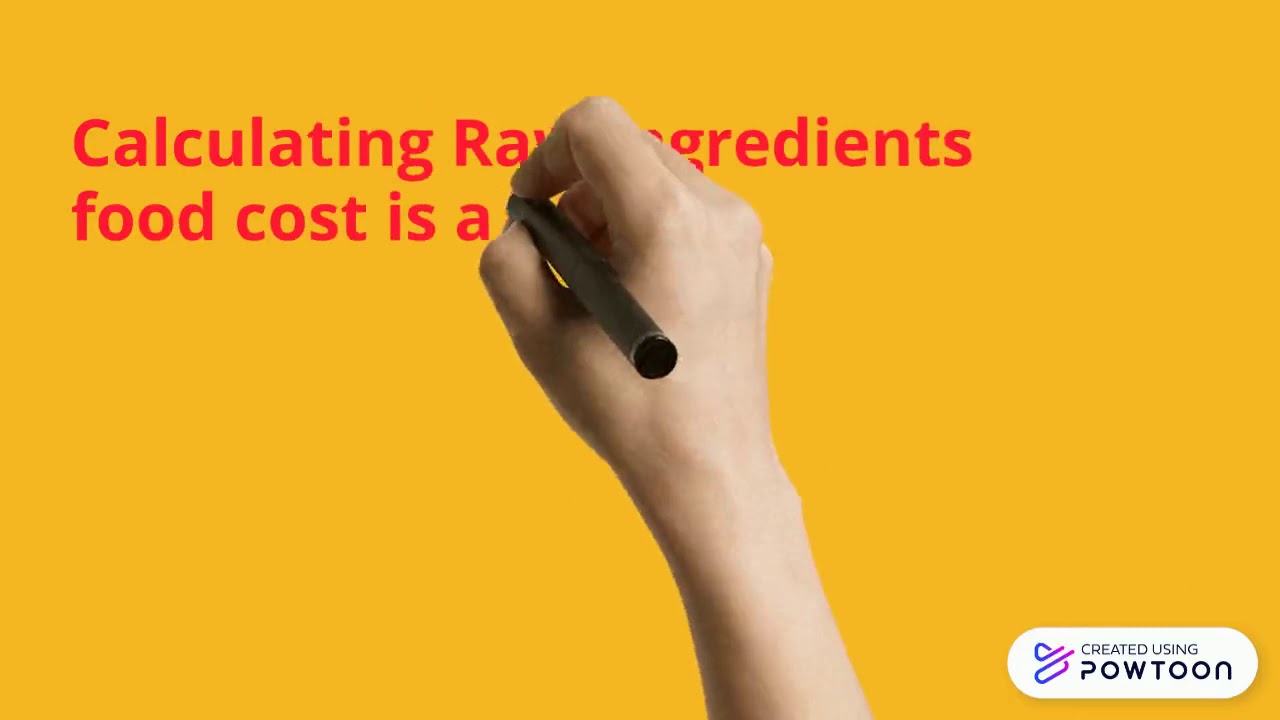 Food Cost Calculation For Forecasting YouTube Food Cost Calculation For Forecasting YouTube