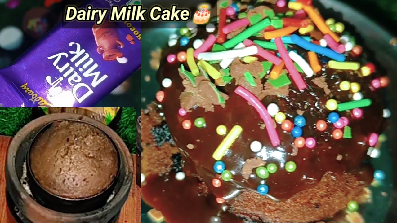 Miniature Chocolate Cake || Dairy Milk Cake Recipe || How To Make ...