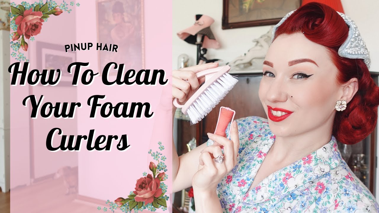 Let's Clean Our Foam Curlers & Brushes! Curler Tidy Tutorial! - YouTube