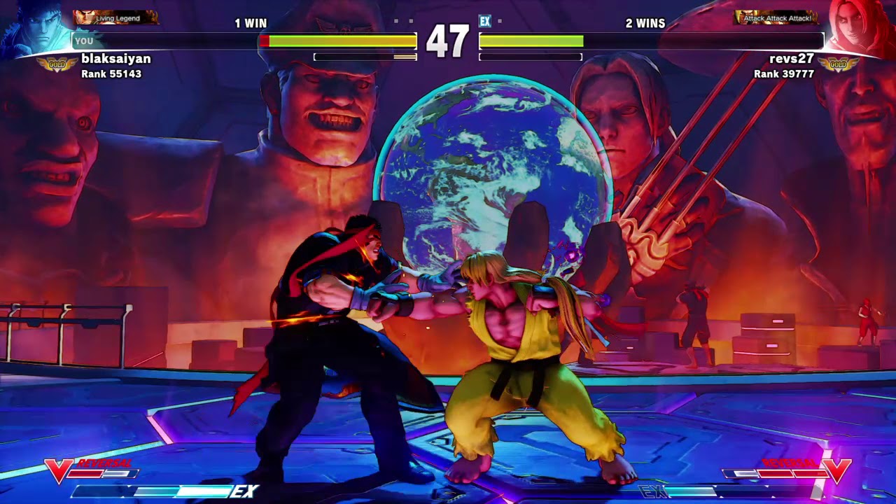 SFV S2 Ryu vs Ken, blaksaiyan's classic battle - YouTube