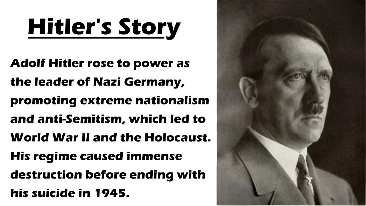 Adolf Hitler's Story | English Listening Practice for Beginners | Learn ...