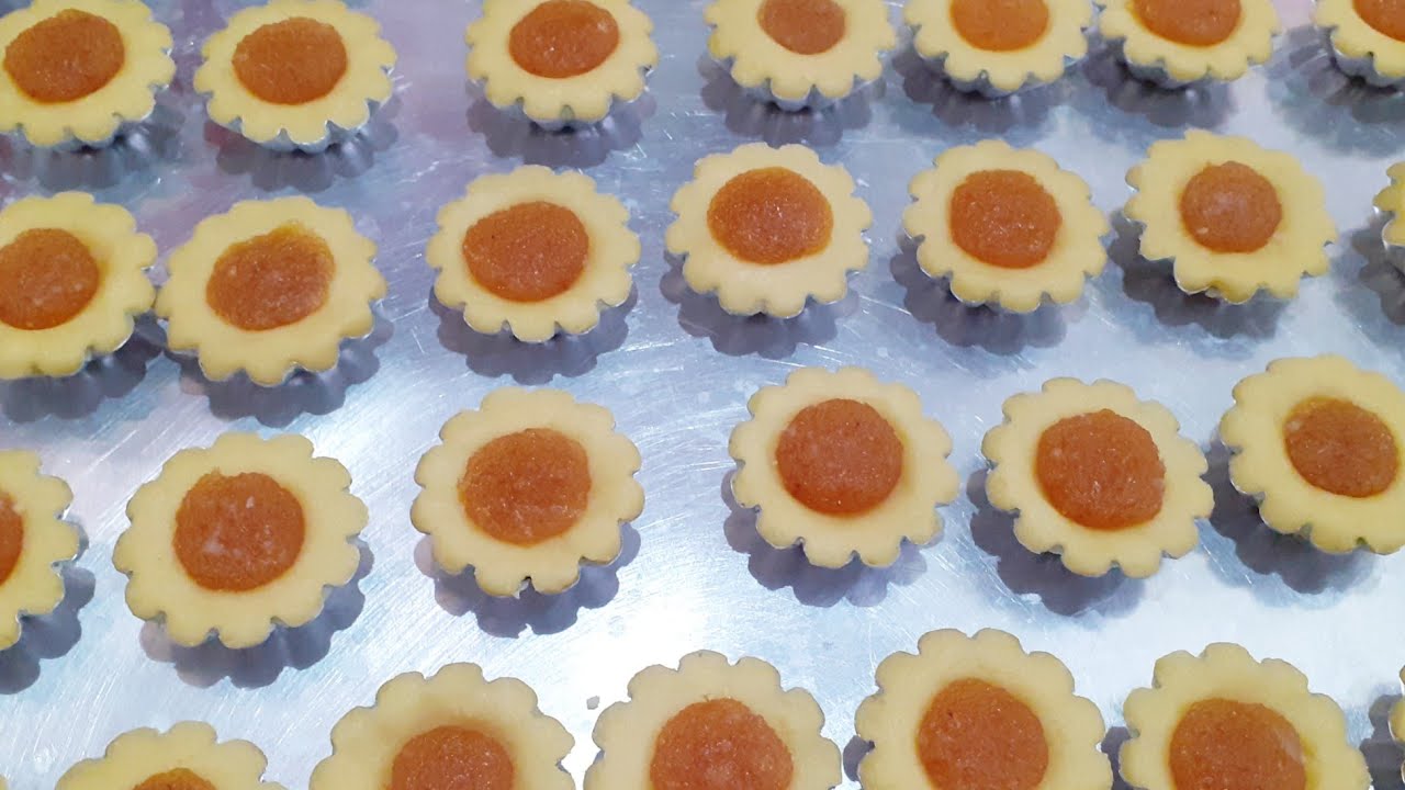CARA MEMBUAT NASTAR || Nastar bunga matahari || kue lebaran 2021 - YouTube