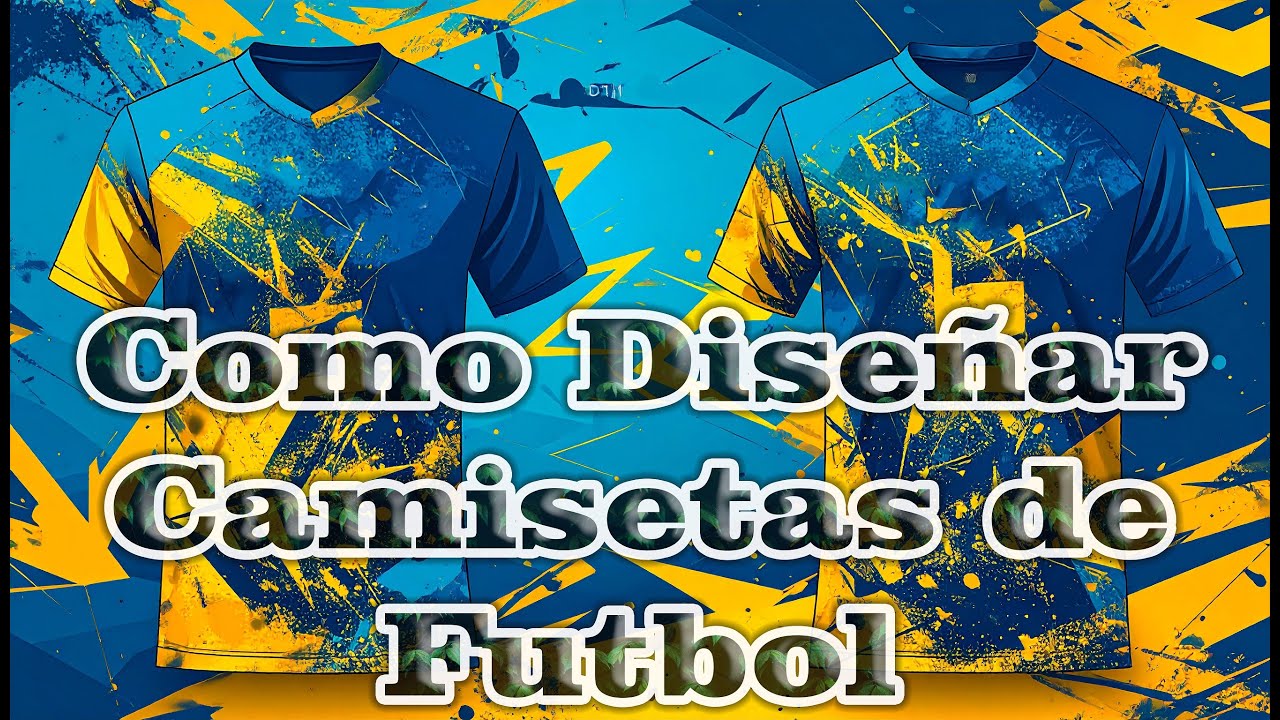 Aprende a crear tu propia camiseta de futbol sublimada - YouTube