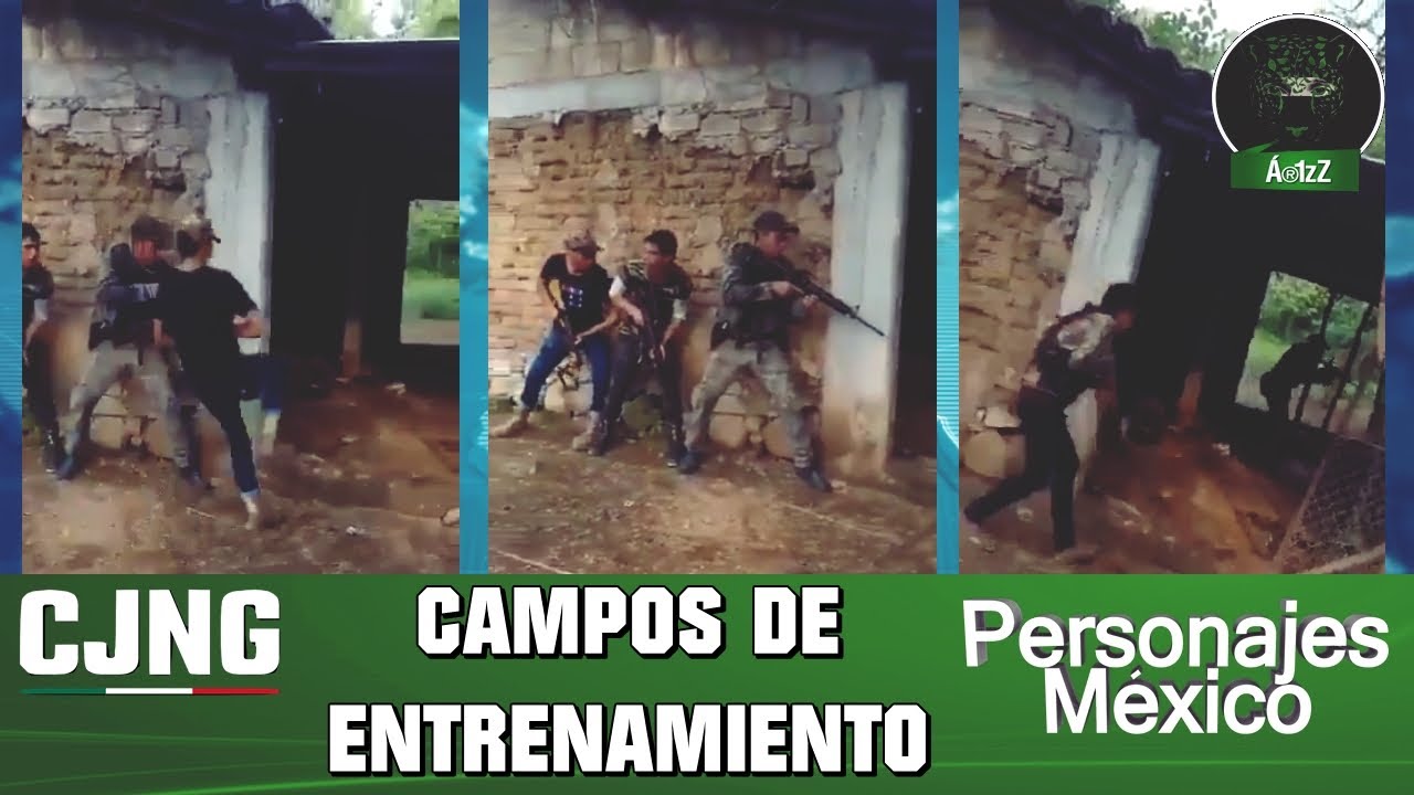 Así entrena a su personal el CJNG en los campamentos - YouTube