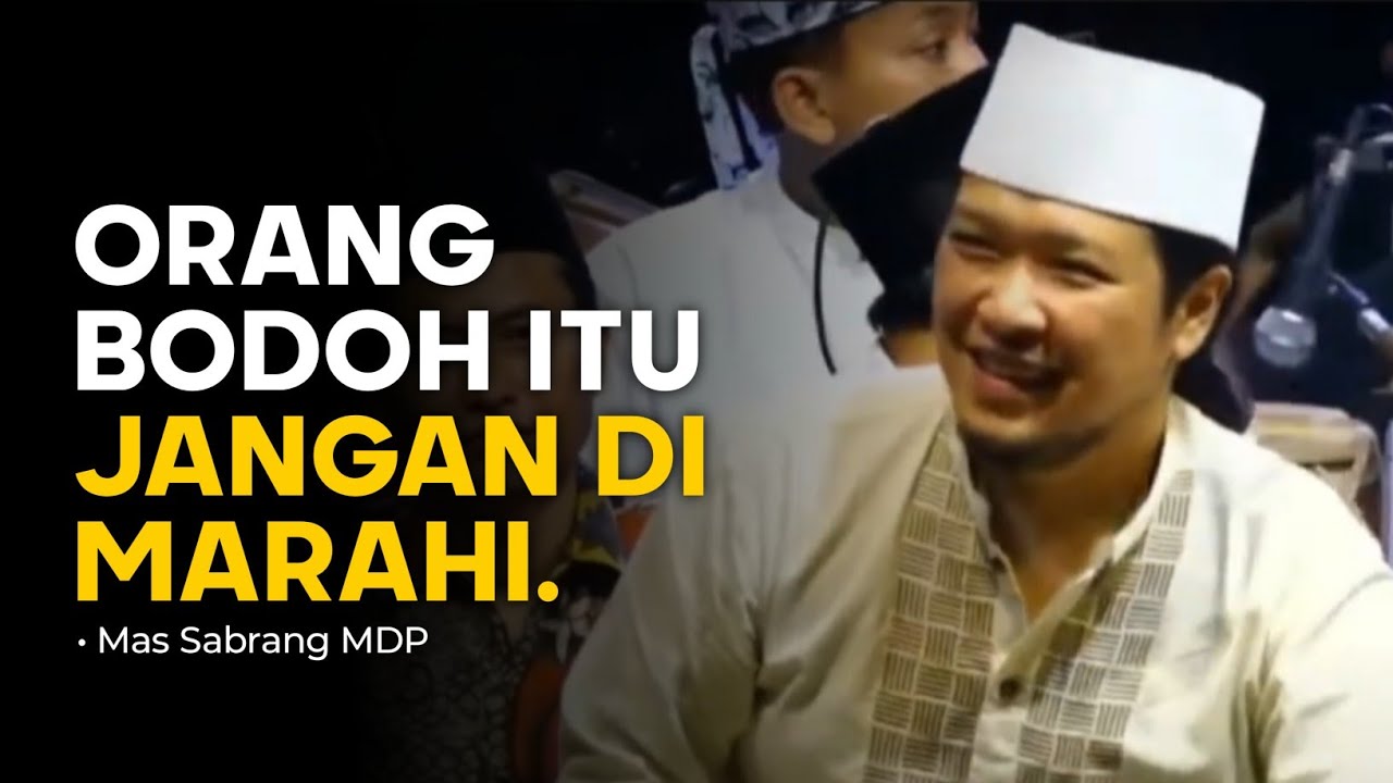 Mas Sabrang MDP : kita hidup berdasarkan siapa nenek moyang kita - YouTube