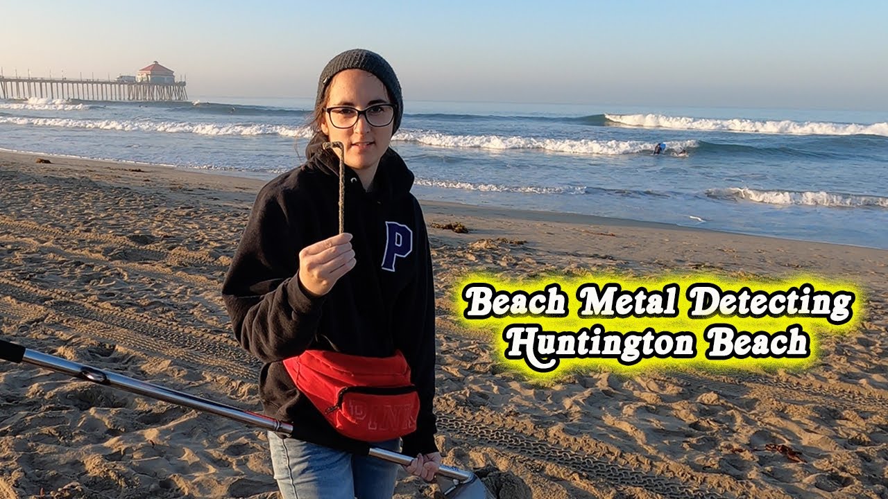 Beach Metal Detecting | Huntington Beach | Minelab Vanquish & Equinox ...