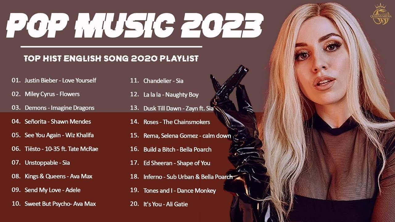 POP Hits 2023-Miley Cyrus, Maroon 5, ED Sheeran, Taylor Swift, Adele ...