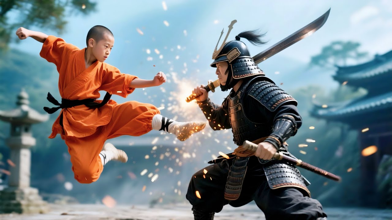 2025 Action Hit 🎬 Japanese Samurai Mocks Kung Fu, Shaolin Kid Strikes ...