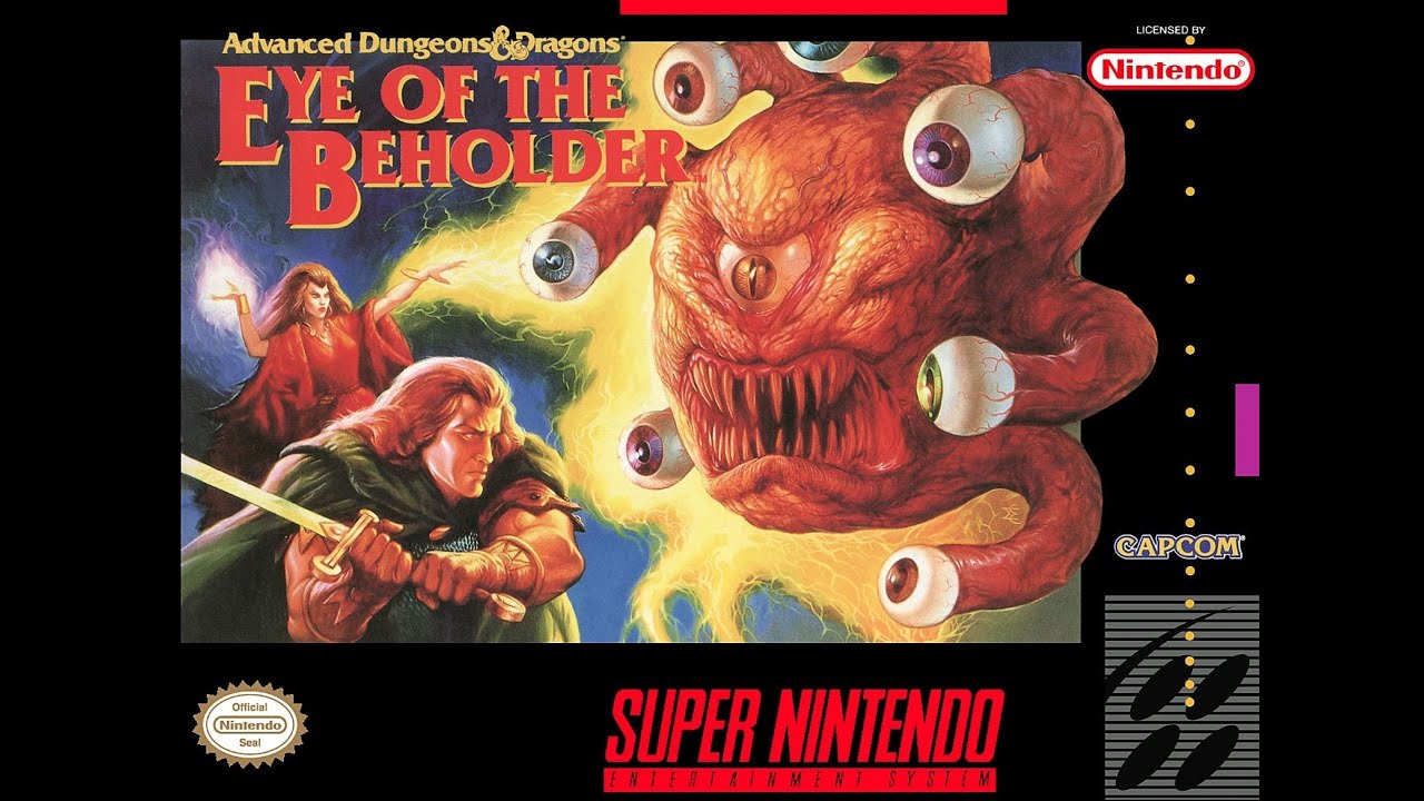 🧙 Advanced Dungeons & Dragons: Eye of the Beholder (SNES) - Il Dungeon ...