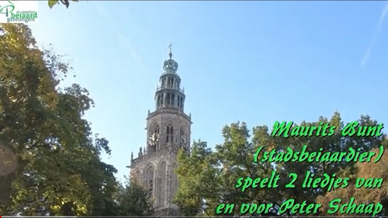 Martinicarillon Liedjes van Peter Schaap gespeeld door Maurits Bunt ...