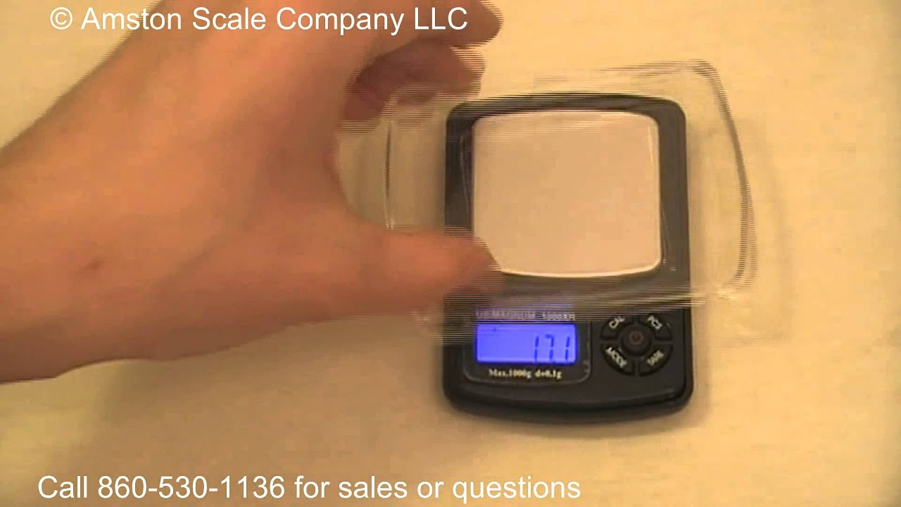 Overview of the Amston Scales Magnum 500 X 0.1 Gram Pocket Scale - YouTube