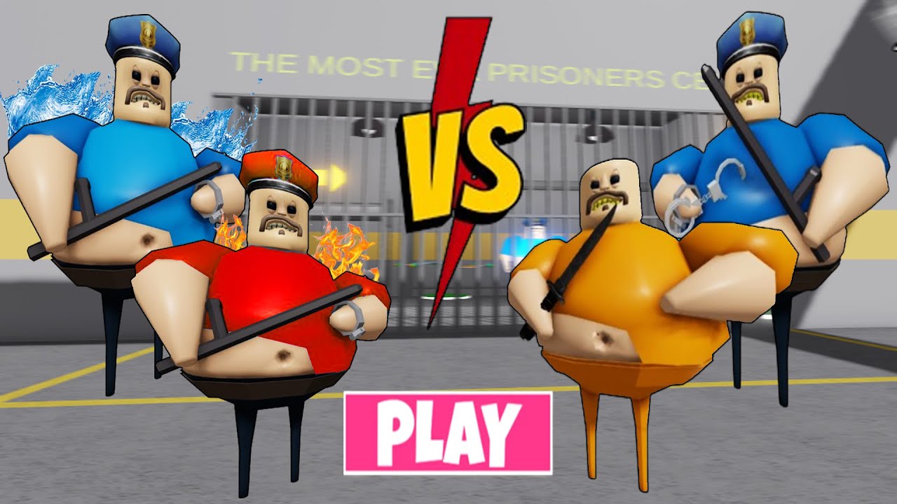 SECRET UPDATE | FIRE & ICE BARRY vs PRISON BARRY & POLICE BARRY ...