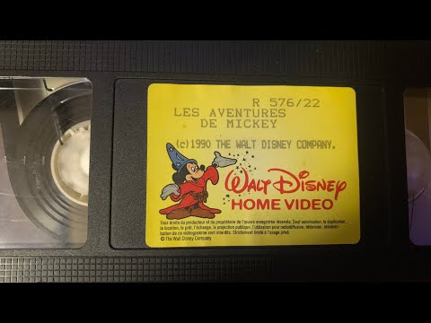 Closing to Les Aventures De Mickey (French VHS - 1990)