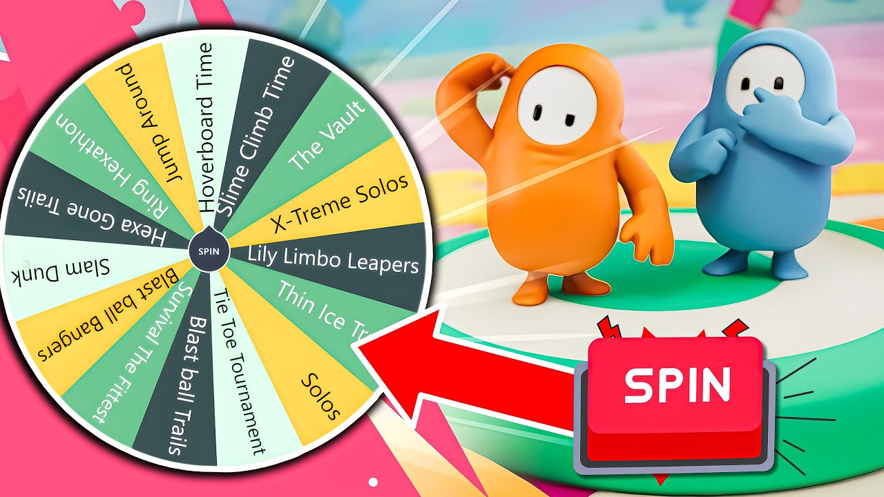 Fall Guys Spin The Wheel | PART 1 | Customs LIVE! - YouTube