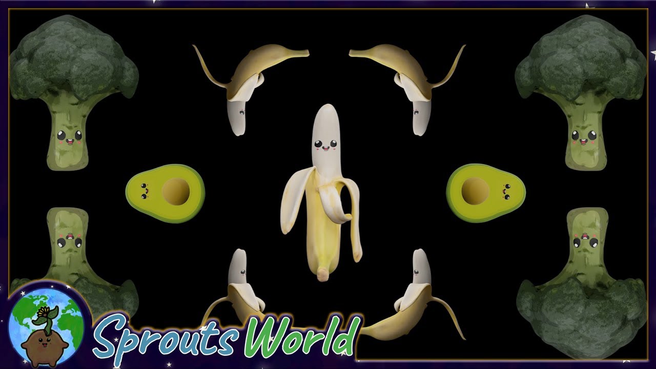 Fruit & Vegetables Dancing - Fun 3D Video with Music and Animation ...