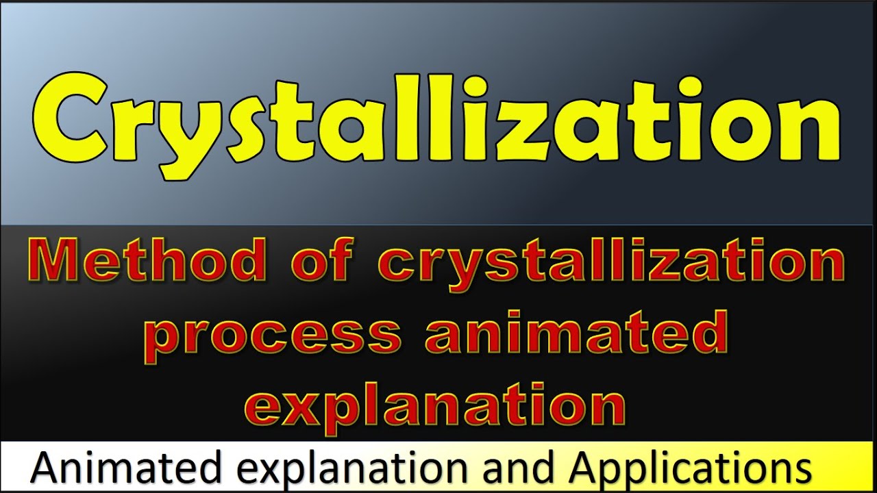 Crystallization || method of crystallization || Evaporation | Cooling ...