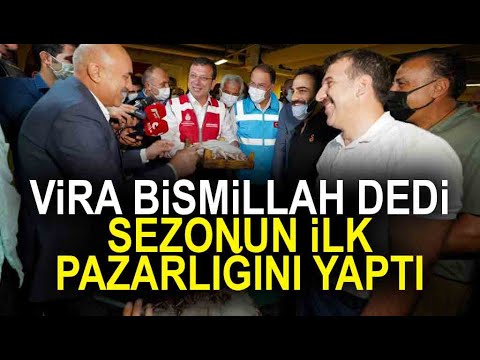 Ekrem İmamoğlu, yeni balık sezonunun ilk pazarlığını yaptı!