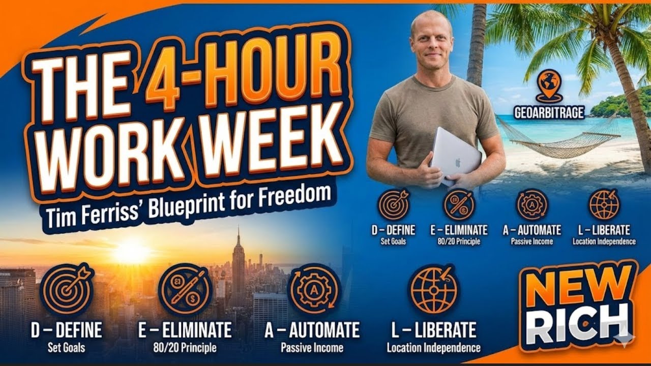 Work Less, Live More: Tim Ferriss’ Blueprint for Freedom (4-Hour Work ...