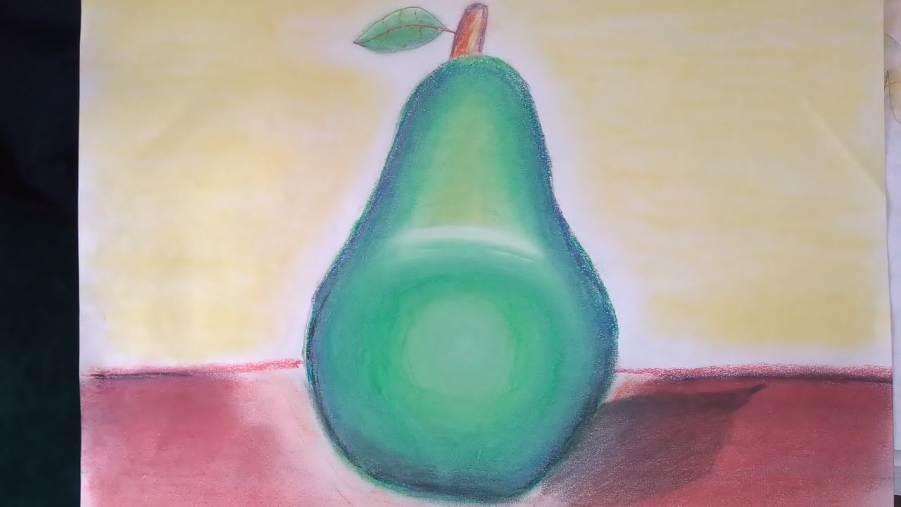 Cómo dibujar una pera / how yo draw a pear - YouTube