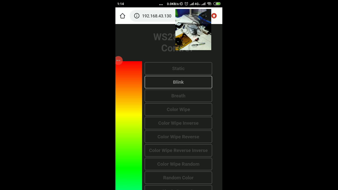 WS2812FX ESP32 - YouTube