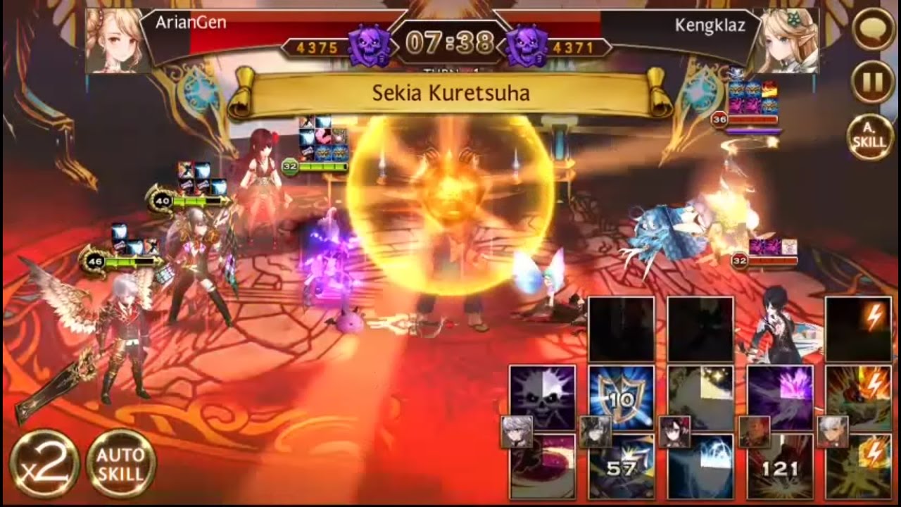 Seven Knights - Competitive Turtle Team with AKUMA (No Karin) - YouTube