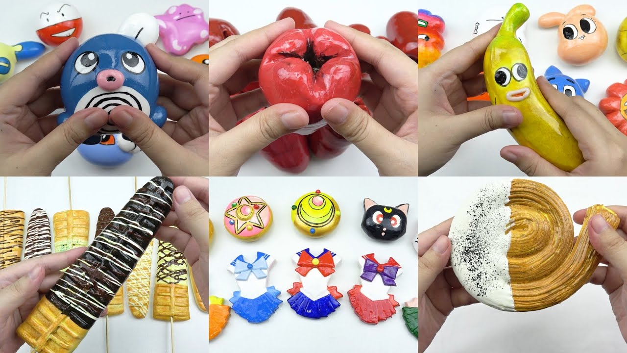 😴1Hour Clay Cracking Compilation #21 - Stress Relief II Insomnia ...