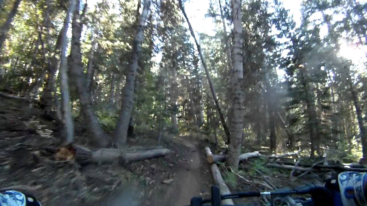 Dirt Bike American Fork Canyon Tibble Fork trail 41 - YouTube